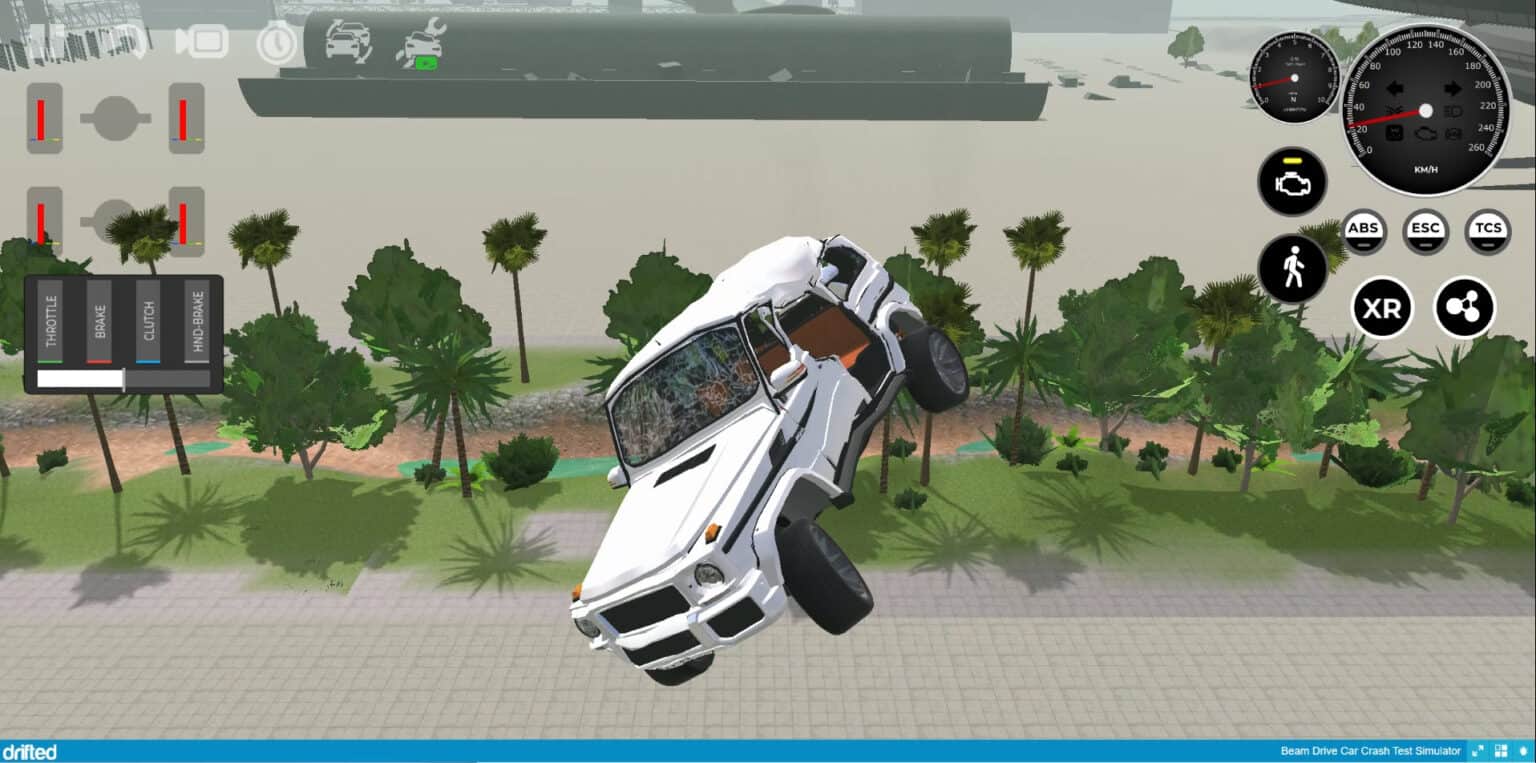Beam Drive Car Crash Test Simulator - DRIFTED