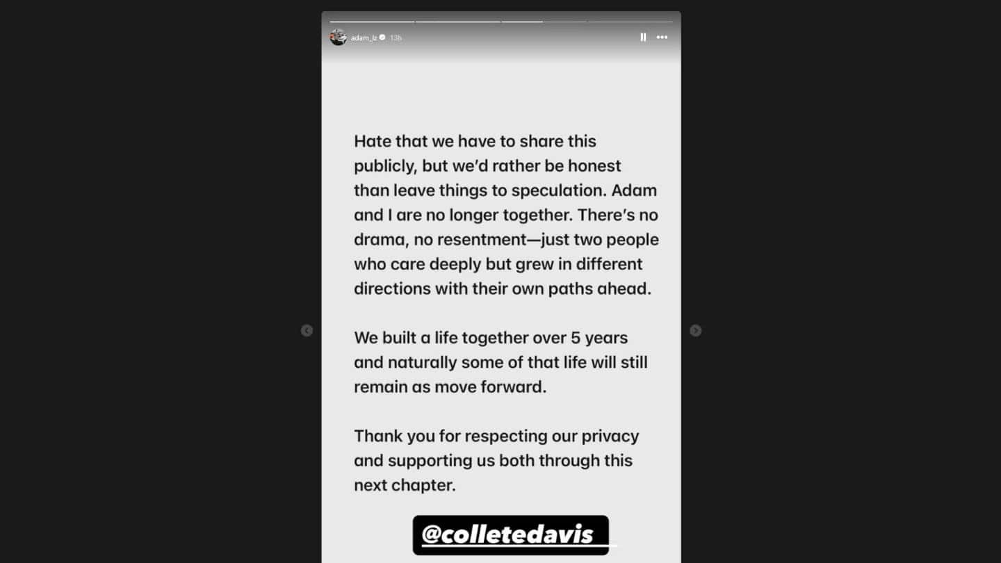 Adam LZ And Collete Clear The Air On Breakup Rumors - DRIFTED